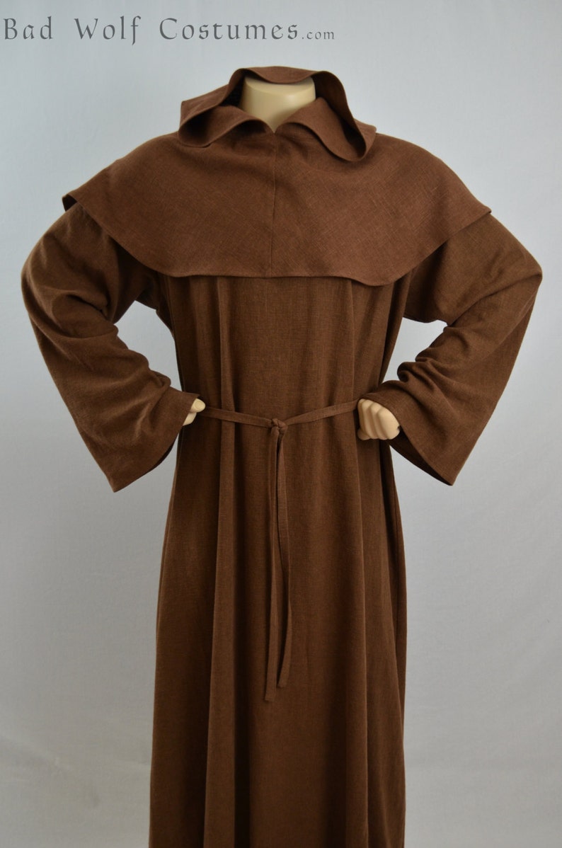 Costume de moine médiéval Renaissance Robe et Capuche | Etsy