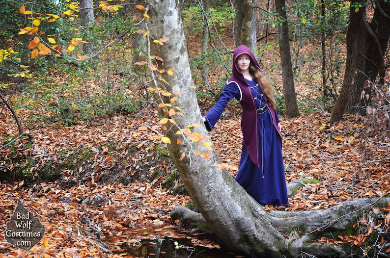 Elven Mage Robes Color Options Fantasy Wizard Robes - Etsy