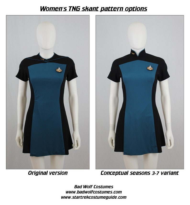 Star Trek Sewing Pattern Tng Skant The Next Generation Etsy