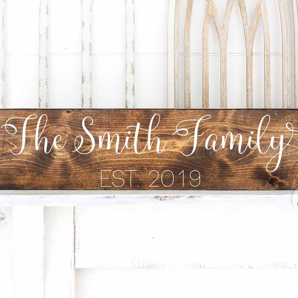 Family Name Plaque - Etsy