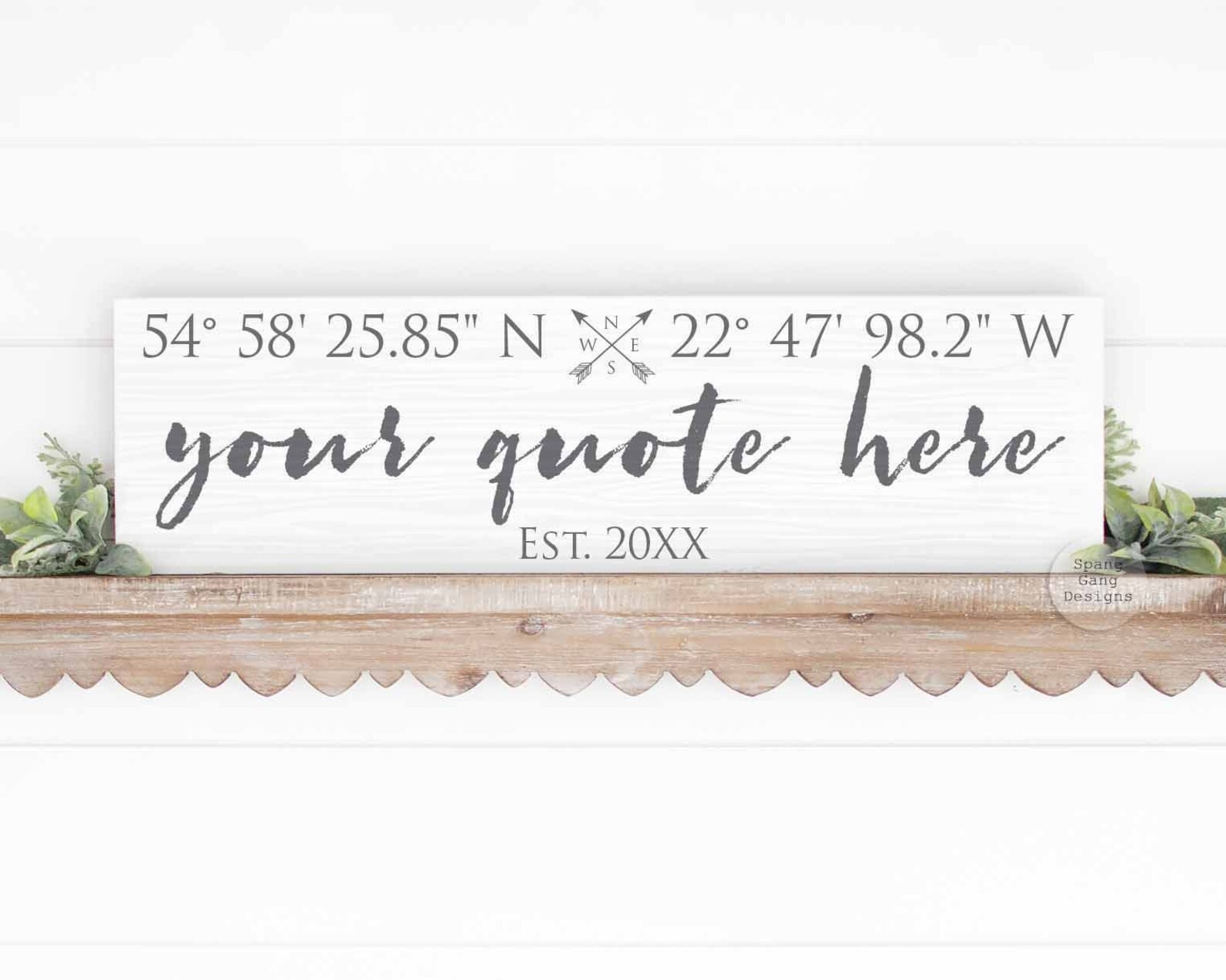 Coordinates Wood Sign Latitude Longitude Sign Where It All - Etsy