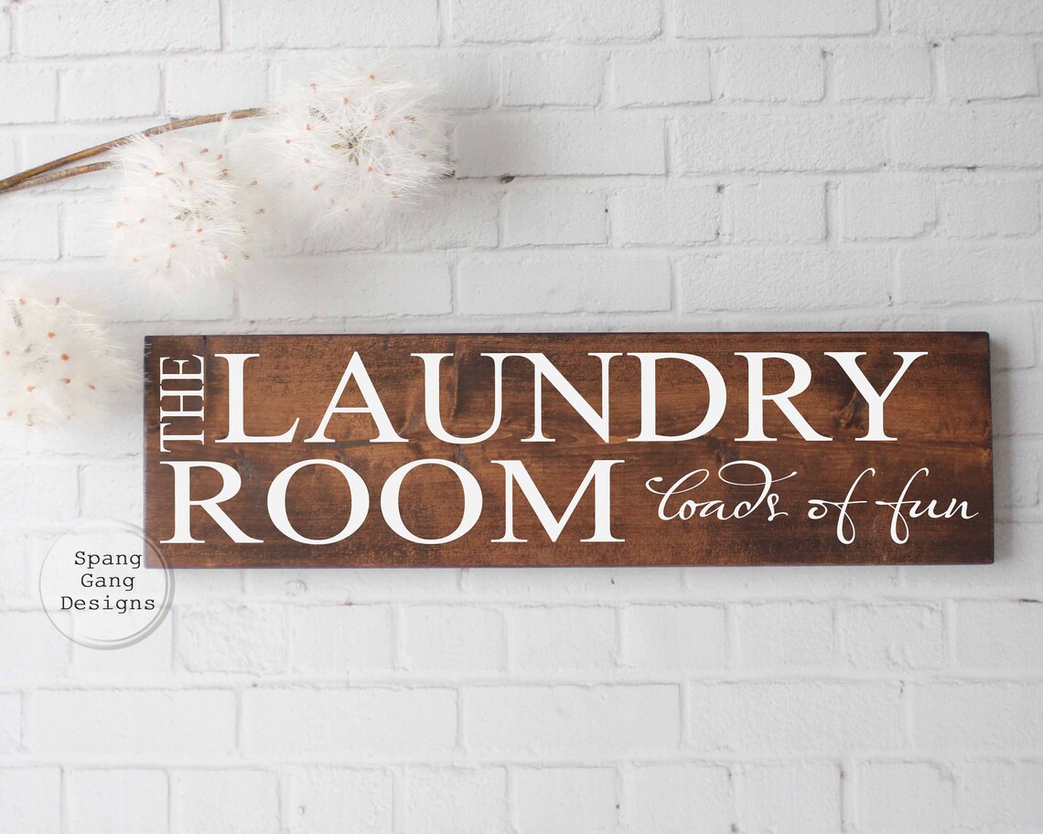 Laundry Room Sign Farmhouse Laundry Sign Laundry Room Wall - Etsy