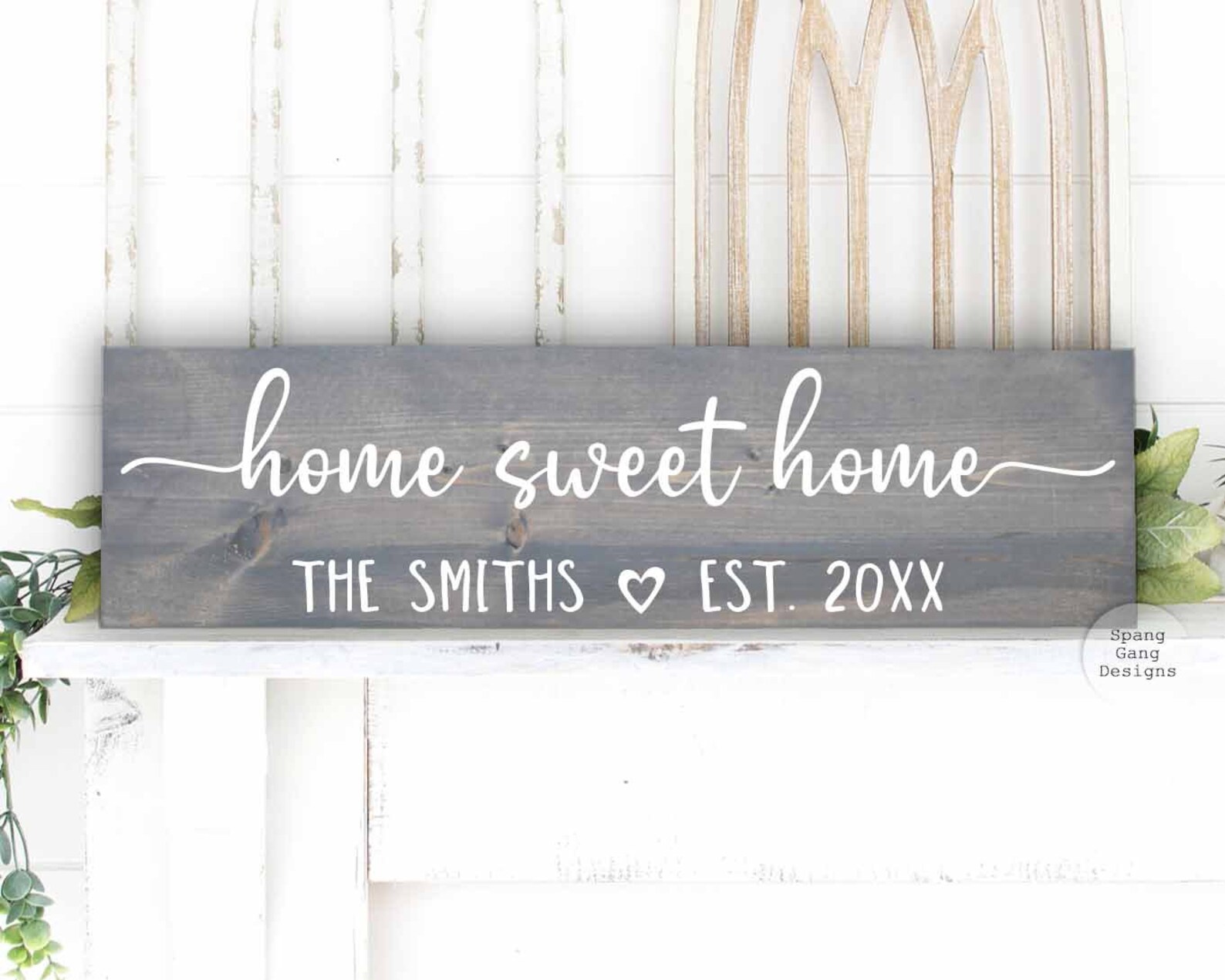 Home Sweet Home Sign Personalized | Wood New Home Plaque | Housewarming ...