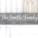 Est. Family Name Sign | Wood Last Name Established Sign | Personalized ...