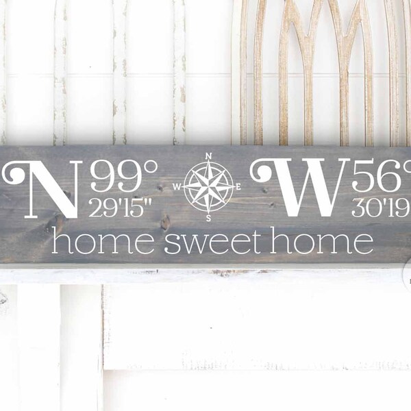 Personalized Home Sweet Home Sign - Etsy