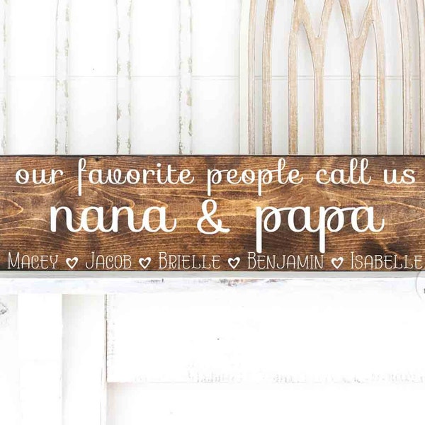 Nana and Papa - Etsy