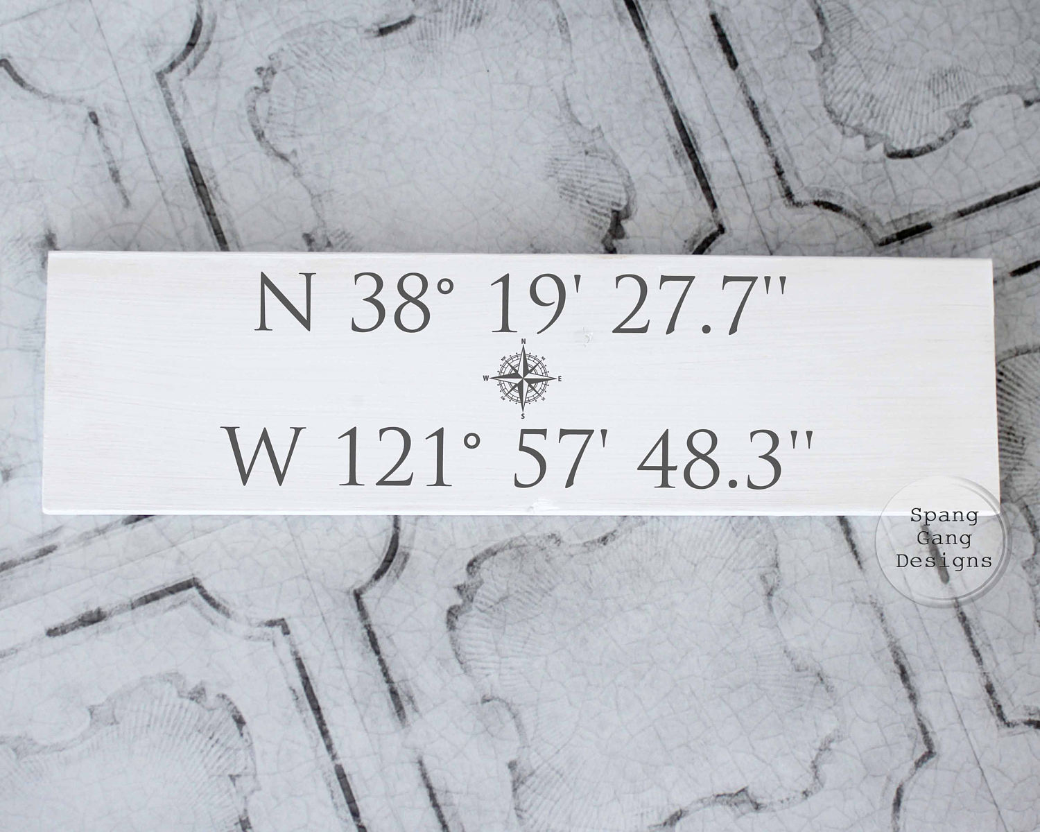 GPS sign coordinates sign address sign custom | Etsy