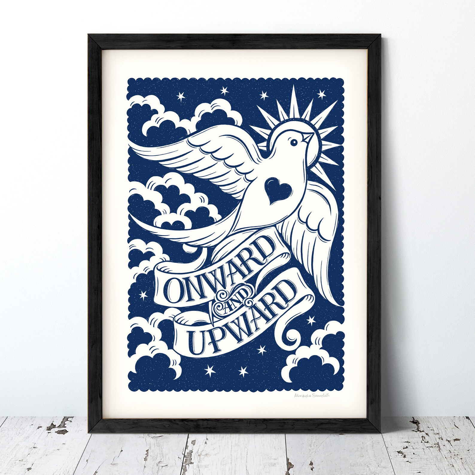 Onward and Upward Print - Etsy