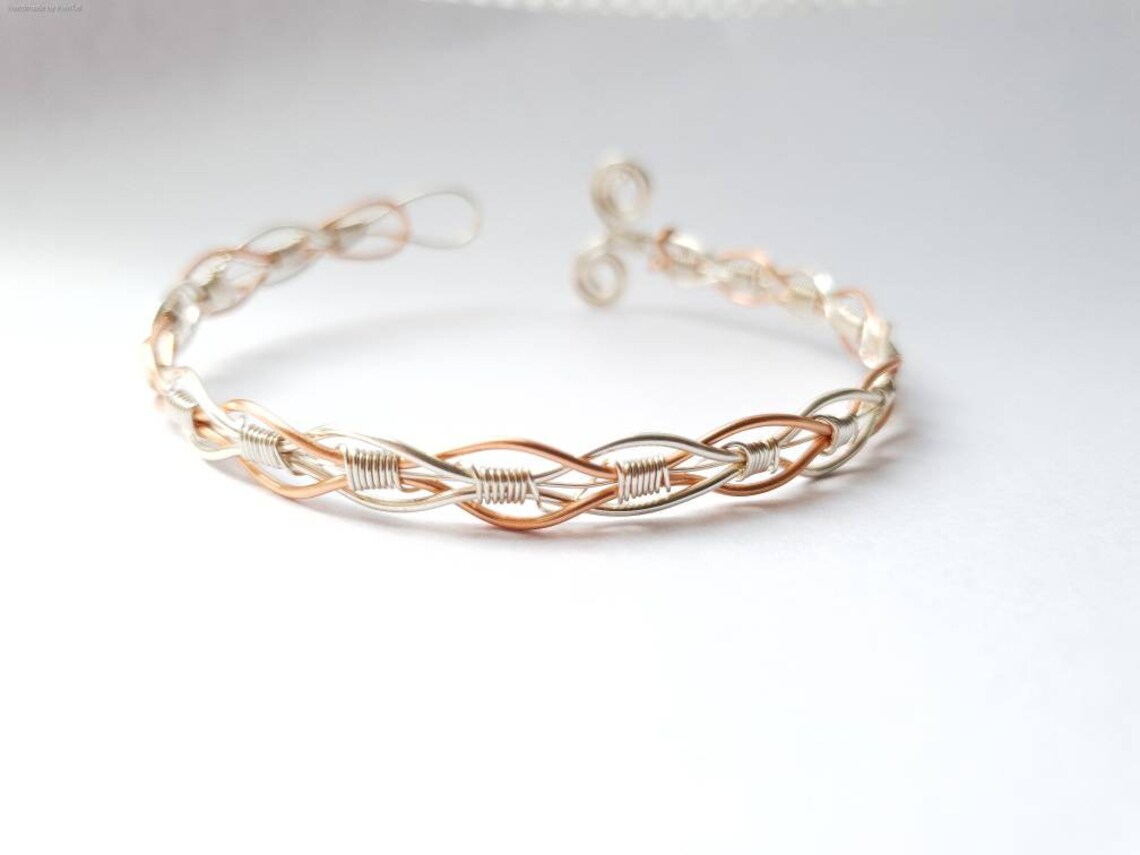 Celtic Bracelet. Rose Gold Bangle. Celtic Cuff Bracelet. Irish - Etsy