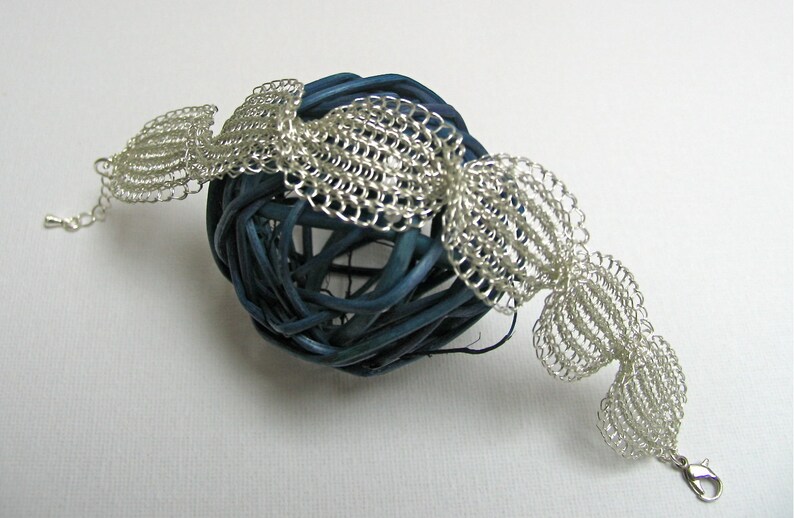 Sterling Silver Bracelet Wire Crochet Bracelets Bracelet - Etsy