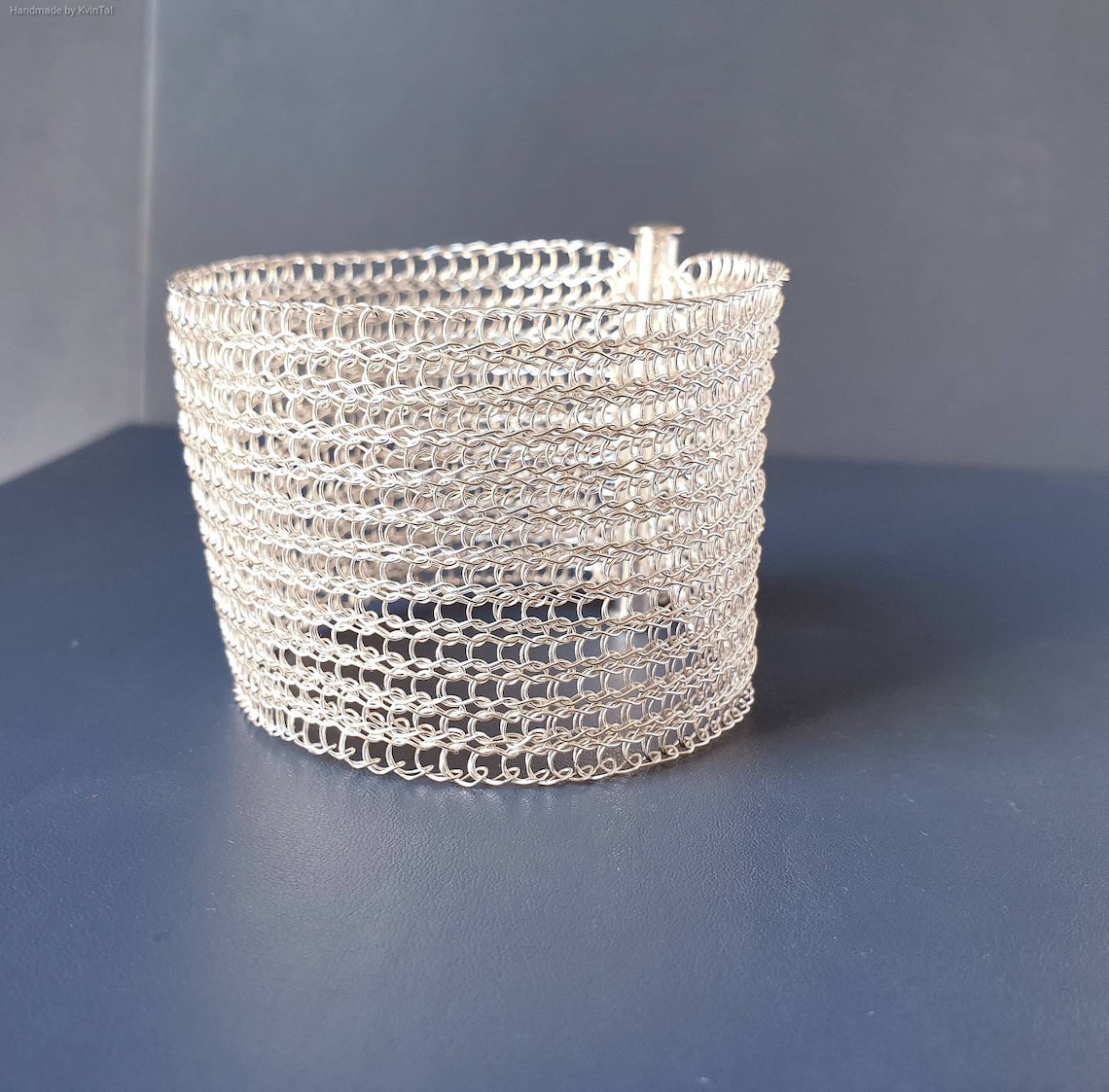 Custom Wire Bracelet, Flexible Wire Bracelet, Crocheted Bracelet, Mesh ...