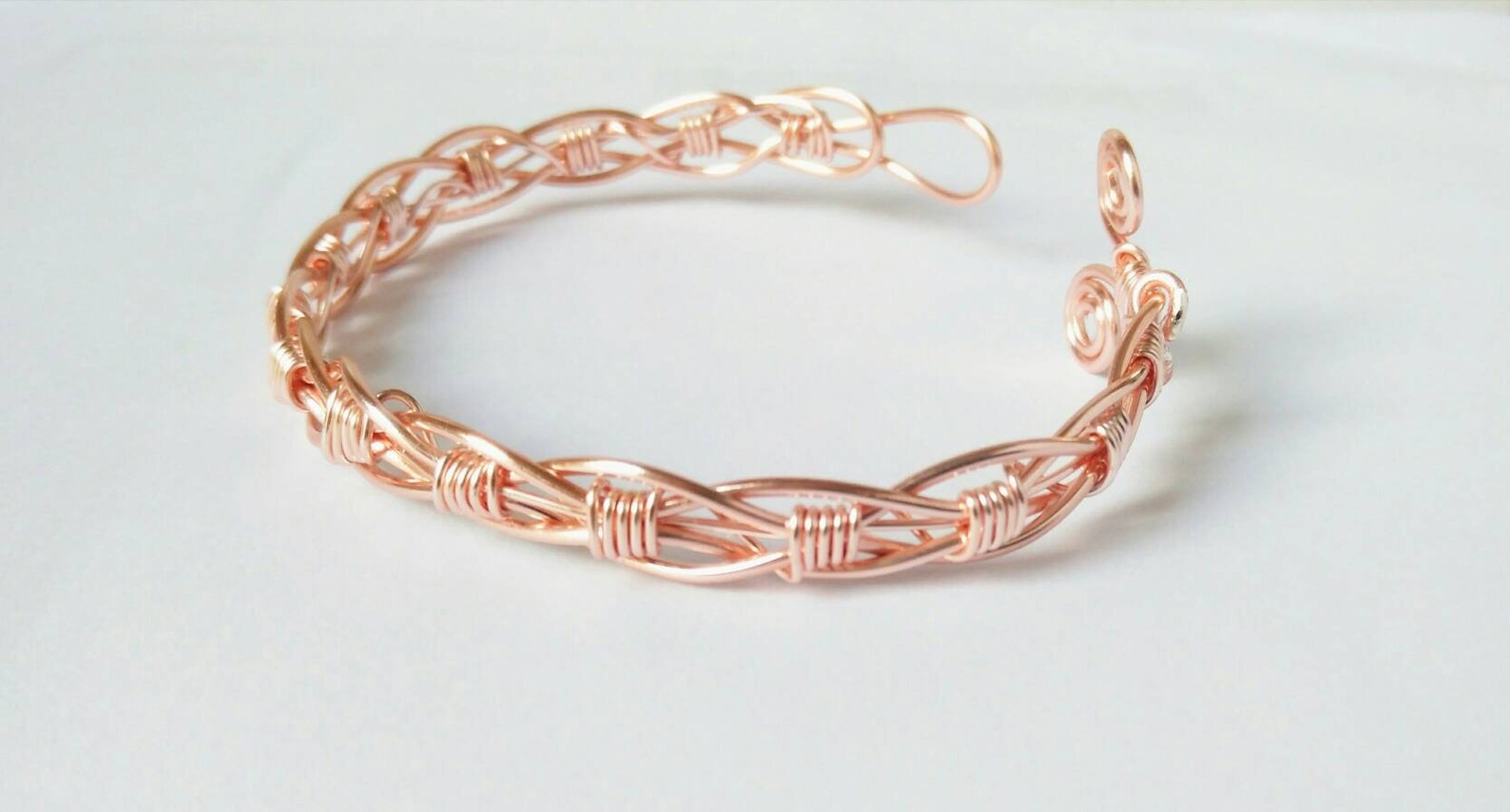 Celtic Bracelet. Rose Gold Bangle. Celtic Cuff Bracelet. Irish Bracelet ...
