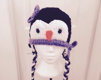 Penguin hat | Etsy