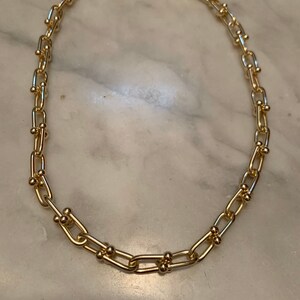 14k Chain GOLD Bonded Brass 14k Open Link Chain 20 Mm elongated Link ...