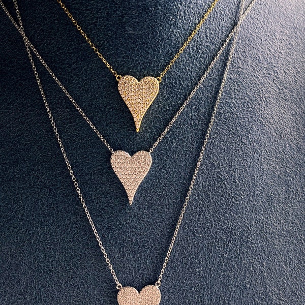 Heart Shape Necklace - Etsy