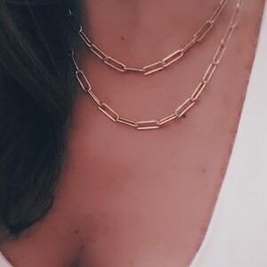 14k Chain GOLD Filled 14k Open Link Chain 20mm Links elongated Link ...