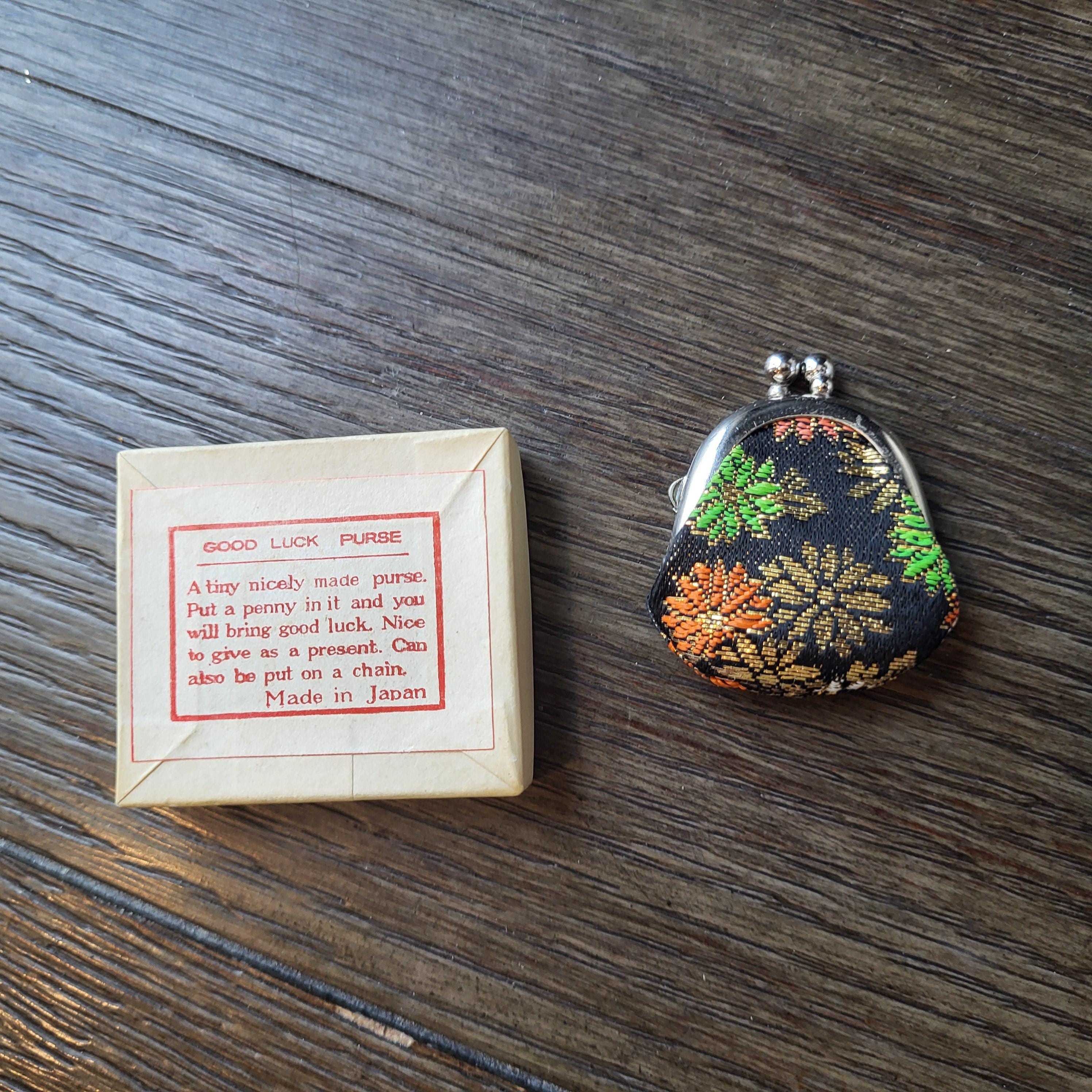 Vintage Good Luck Purse in Box Japan - Etsy