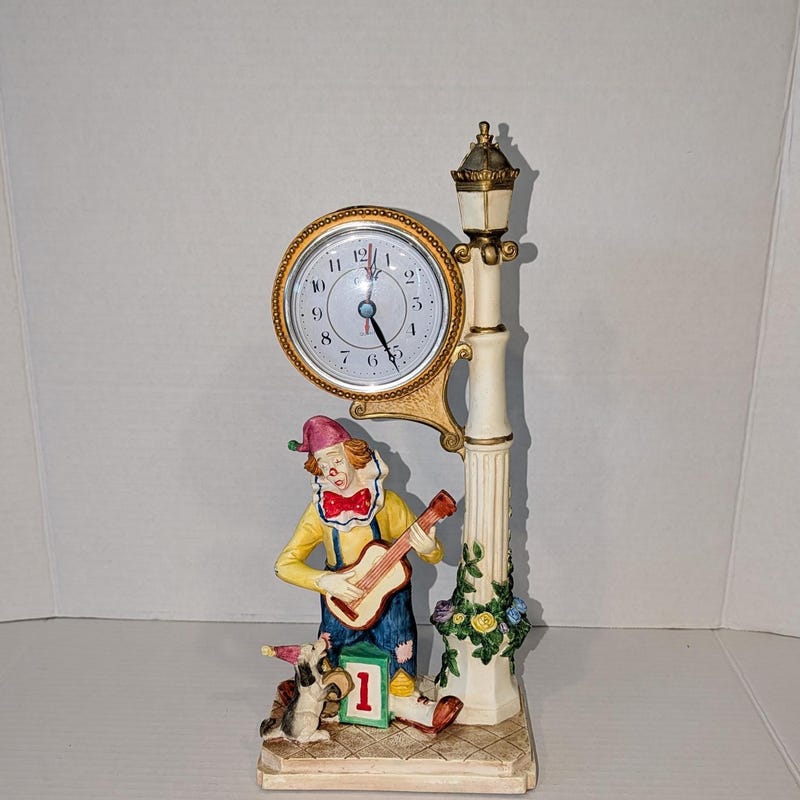 Vintage Clown Wall Clock - Etsy