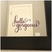 Hello Gorgeous Vinyl Mirror Decor Decal Mirror Corner Vinyl Decal Girl ...