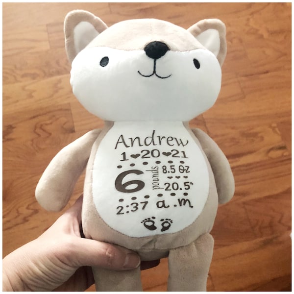 Fox Stuffed Animal - Etsy