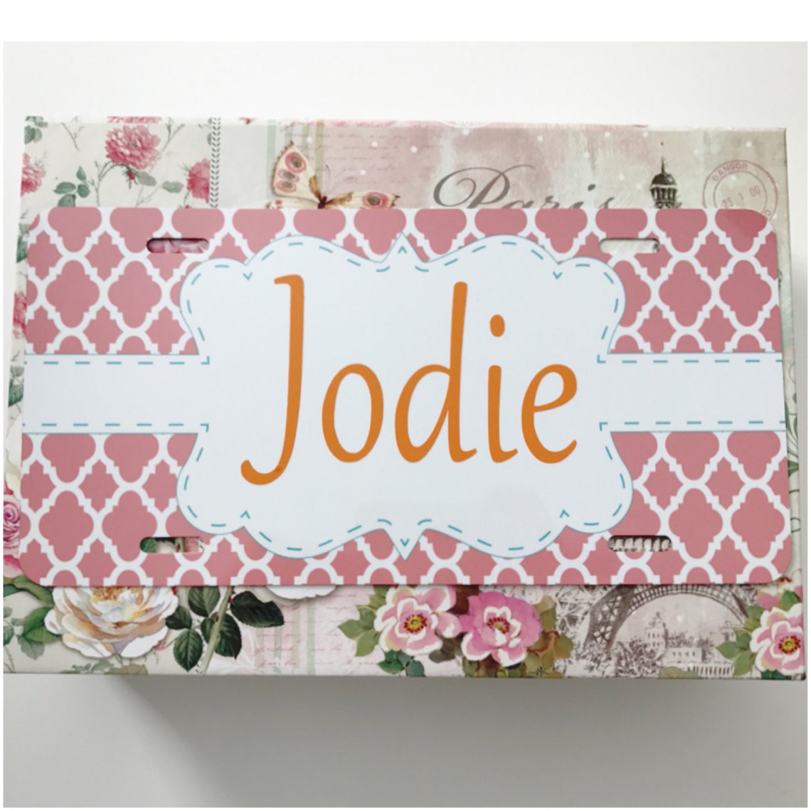 Personalized License Plate Name License Plate Name Vinyl - Etsy