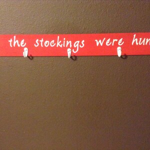 And the Stockings Were Hung Decal - Christmas Wall Decal - Custom Vinyl ...