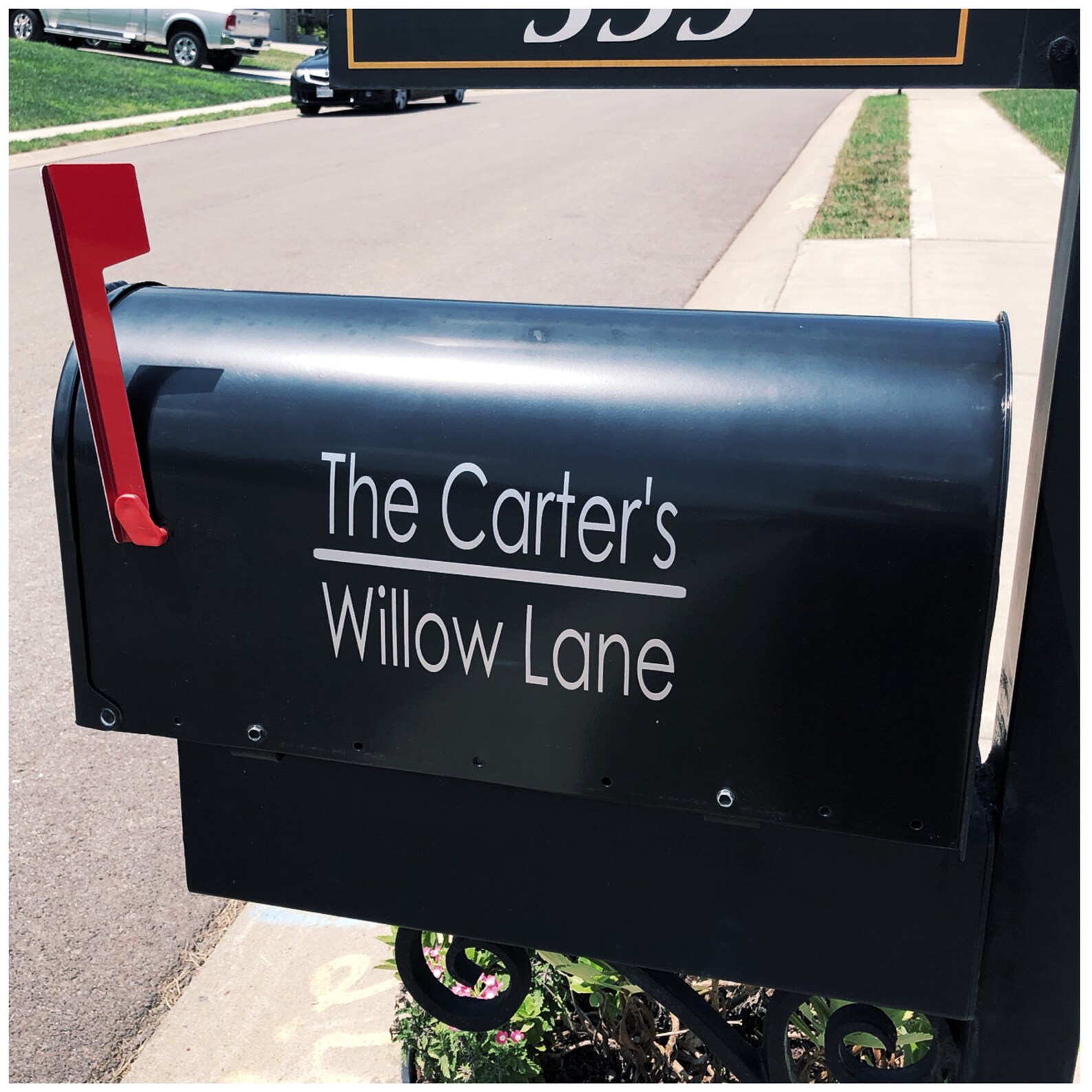 Last Name Mailbox Street Name Mailbox Personalized Mailbox - Etsy