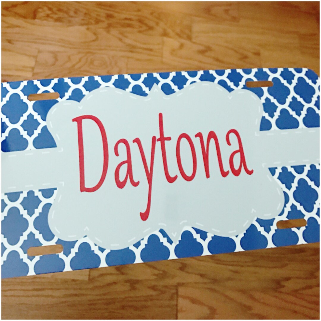 Personalized License Plate - Name License Plate - Name Vinyl Decal ...