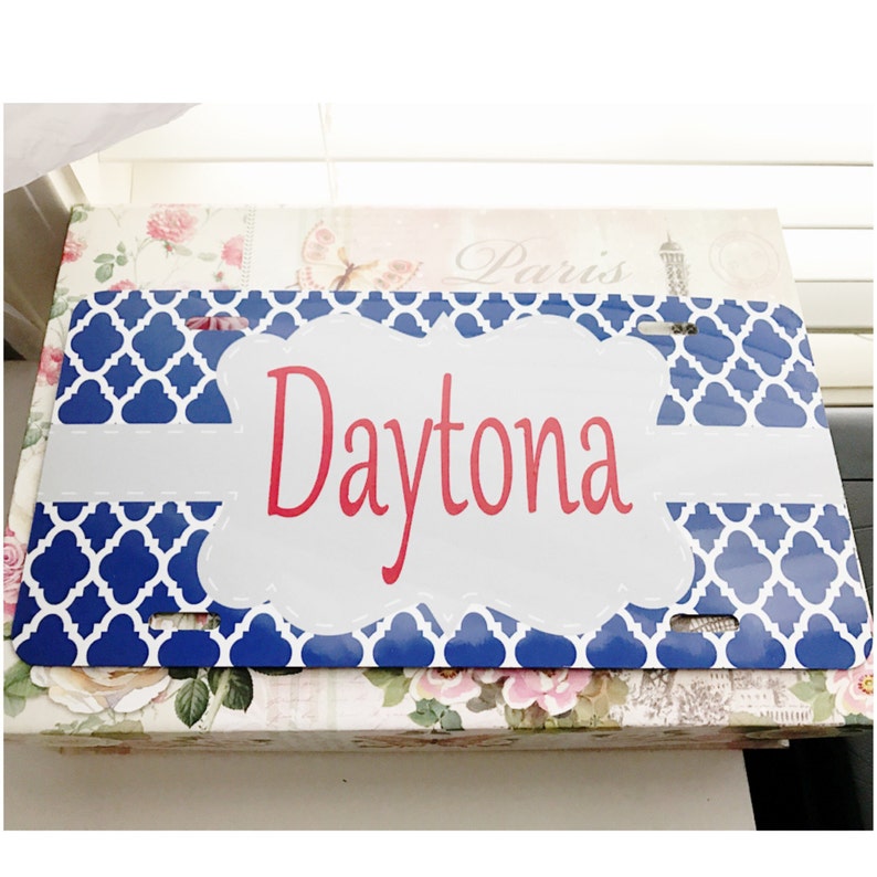 Personalized License Plate Name License Plate Name Vinyl | Etsy