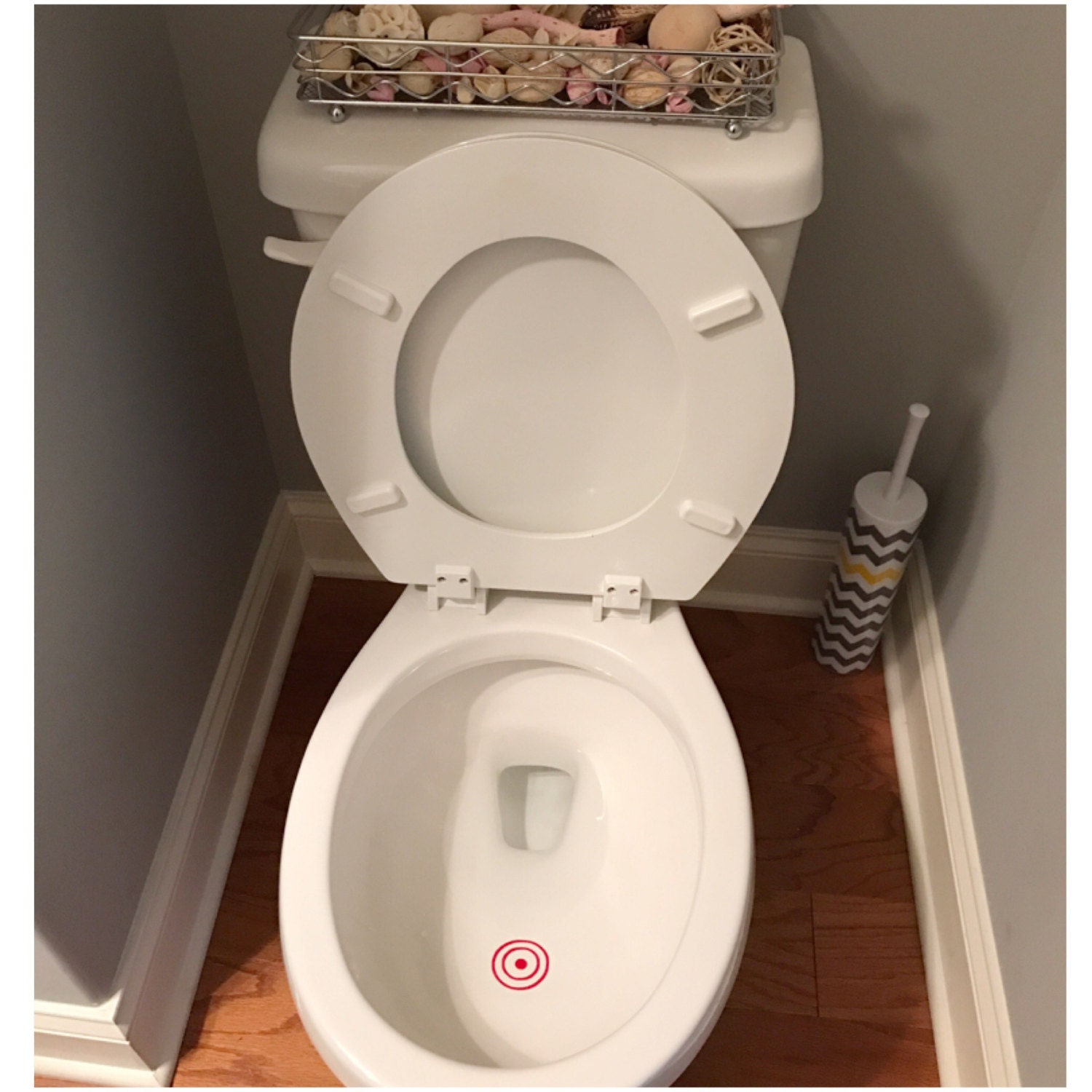 Toilet Target Decal - Toilet Target Sticker for Little Boys - Aim Decal ...