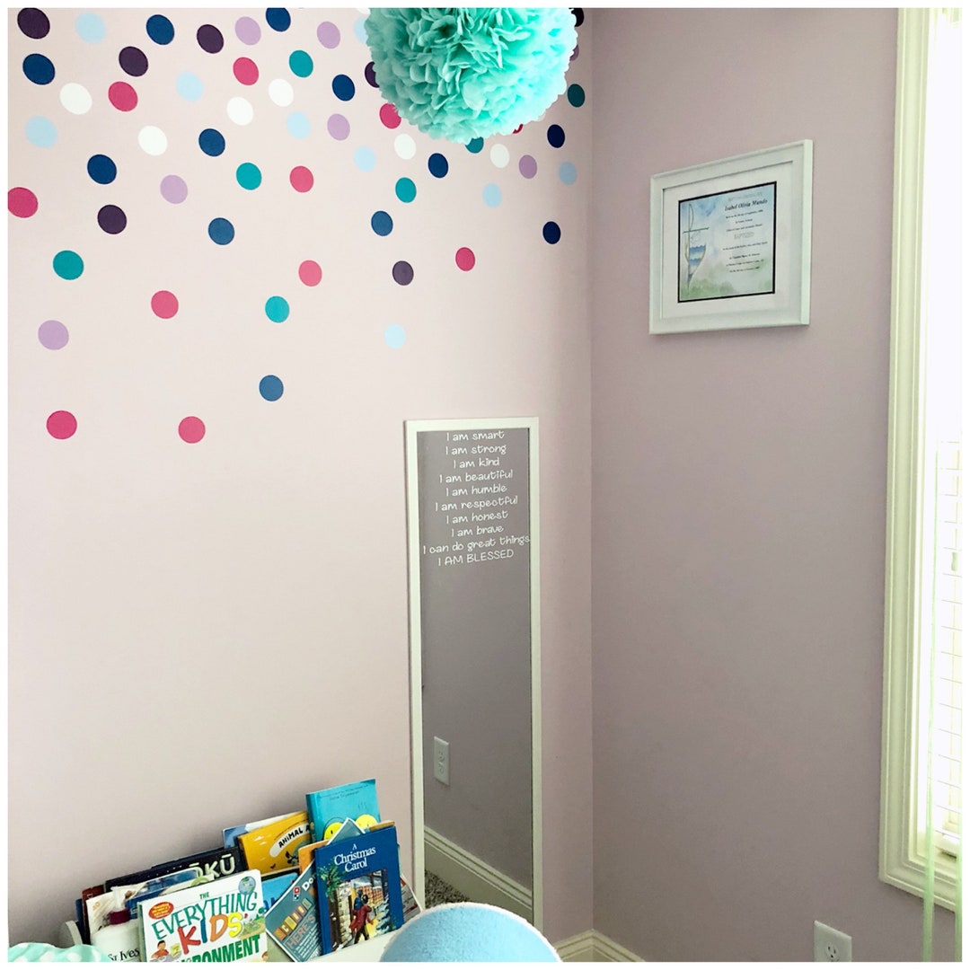 Decal for Mirror - Children Motivational Quote - Custom Morning Quote ...