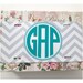Personalized License Plate Classic Circle Monogram Alphabet Monogrammed ...