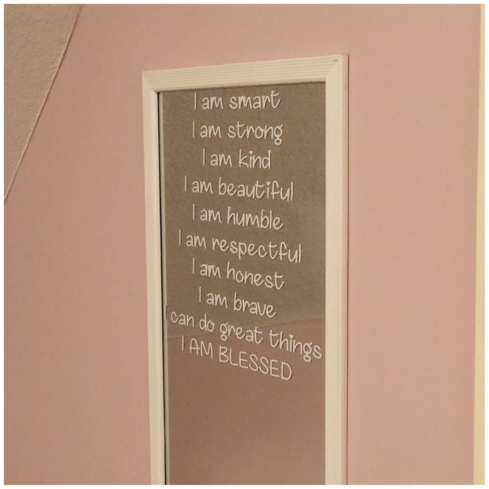 Decal for Mirror Children Motivational Quote Custom - Etsy