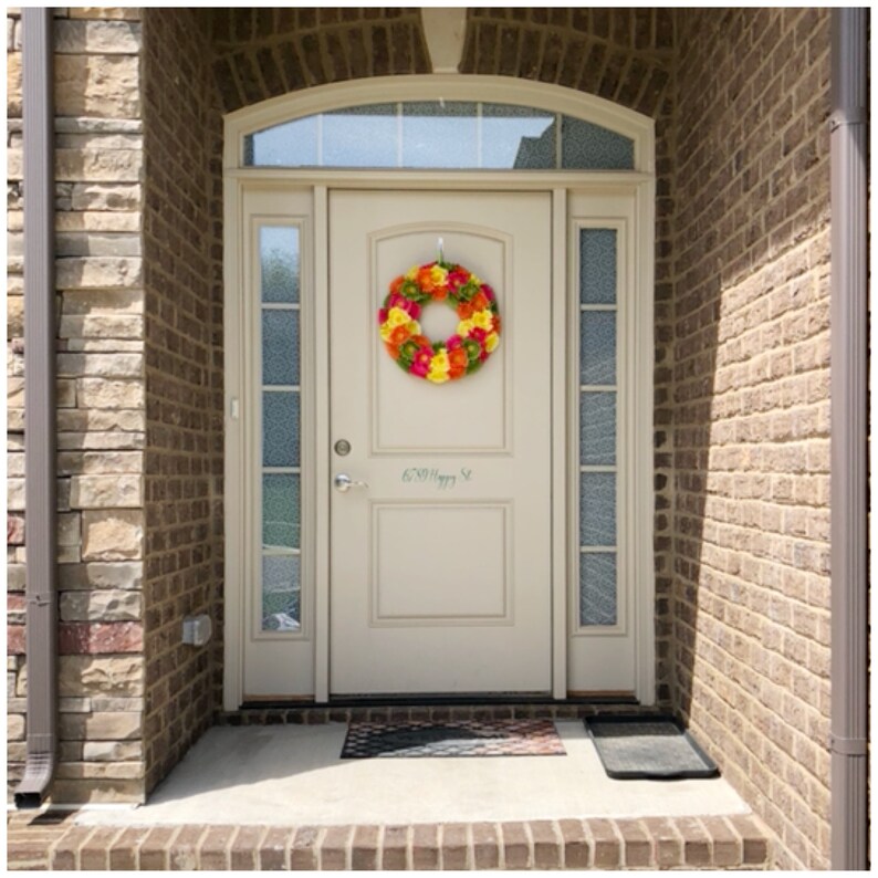 Street Address Sign Front Door Address Decal Removable - Etsy