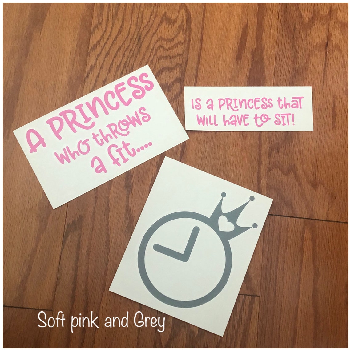 Girl Time Out Chair Decal - A Princess Who Throws a Fit Vinyl - Will ...