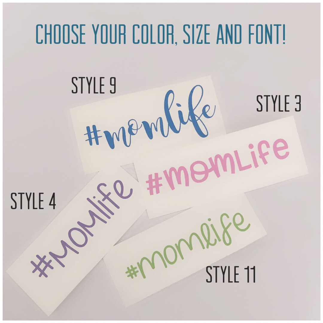Mom Life Decal - #momlife - Mom Life Sticker - Mama Decal - Mamma ...