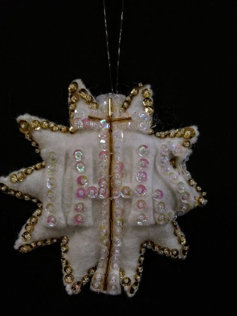 Made to Order Chrismon Symbol Christmas Ornaments Set of 7 Custom Hand ...