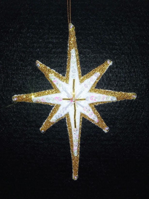 Made to Order Chrismon Christmas Ornaments Set of 4 Custom Felt Beaded ...