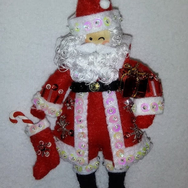 Felt Santa - Etsy