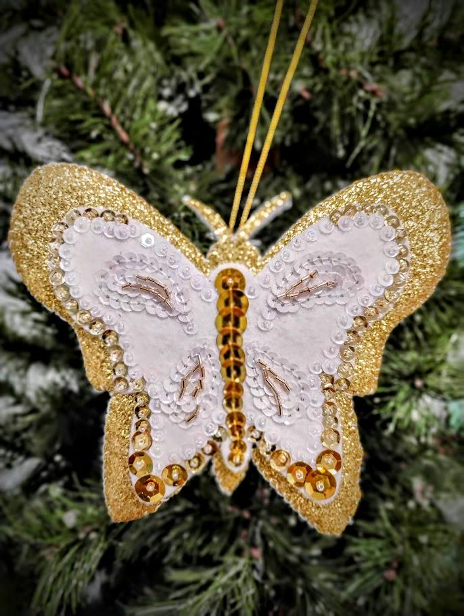 Made to Order Chrismon Christmas Ornaments Set of 4 Custom Felt Beaded ...