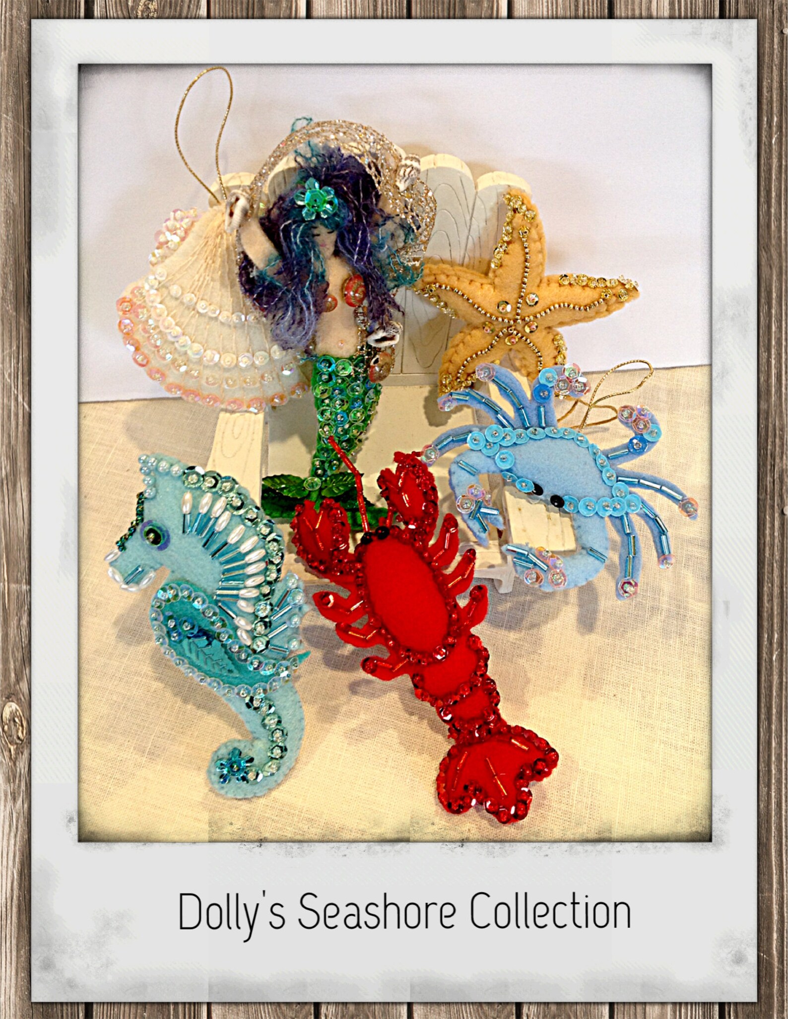 Blue Crab Hand Sewn Felted Ornament Dollys Gifts - Etsy