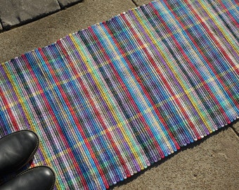 Rag Rug Runner - Etsy