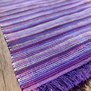 Lavender and Plum Machine Washable Handwoven Rag Rug - Etsy