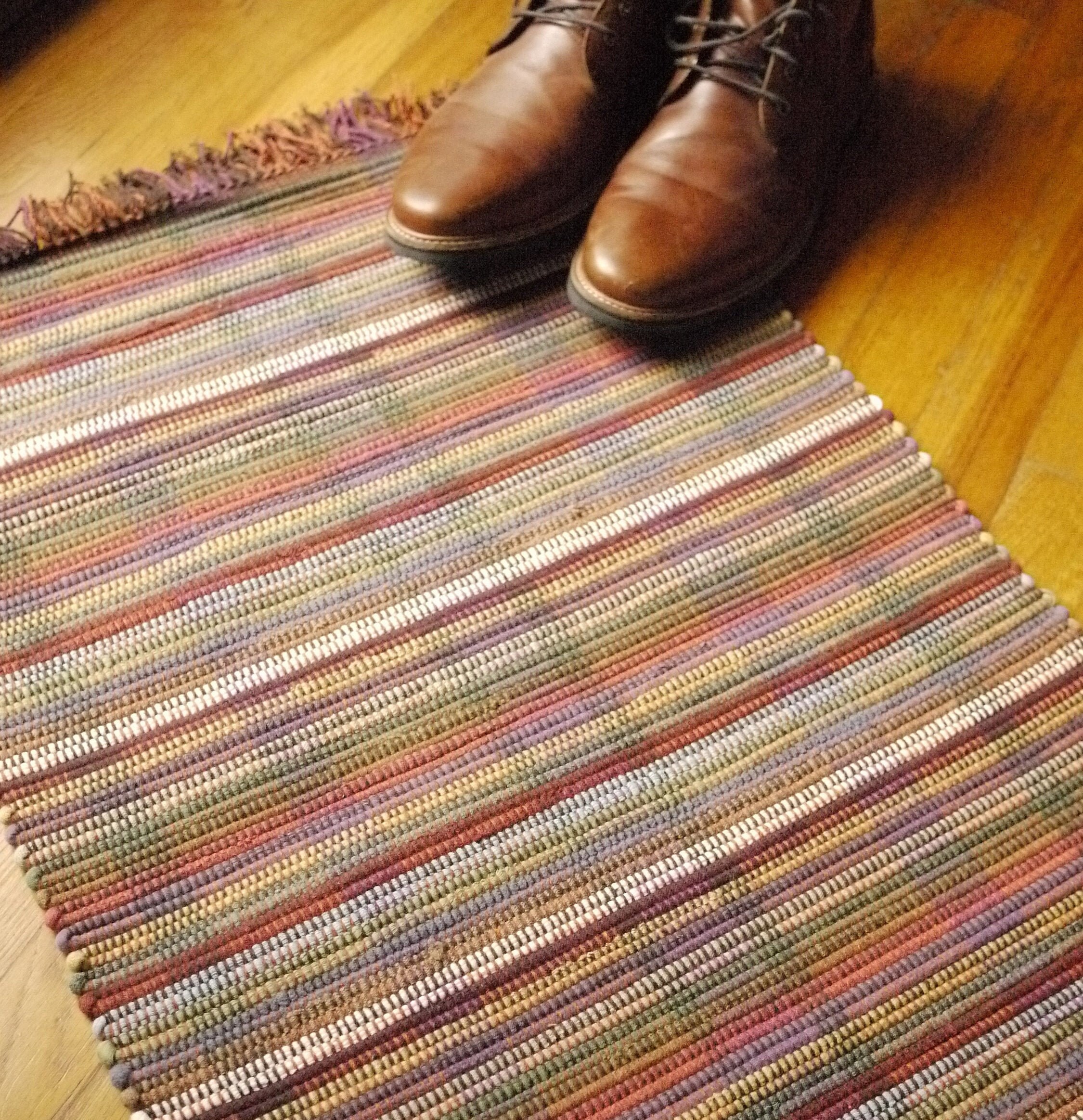 Bathroom Bath Mats & Rugs Home & Living Vibrant Burnt Orange and ...