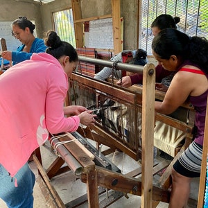 Handwoven Machine Washable Rag Rug Placemats in Warm Rust, Grey, and ...