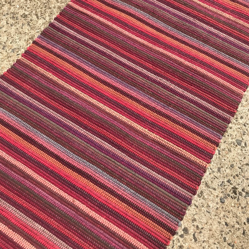 Rag Rug Runner - Etsy