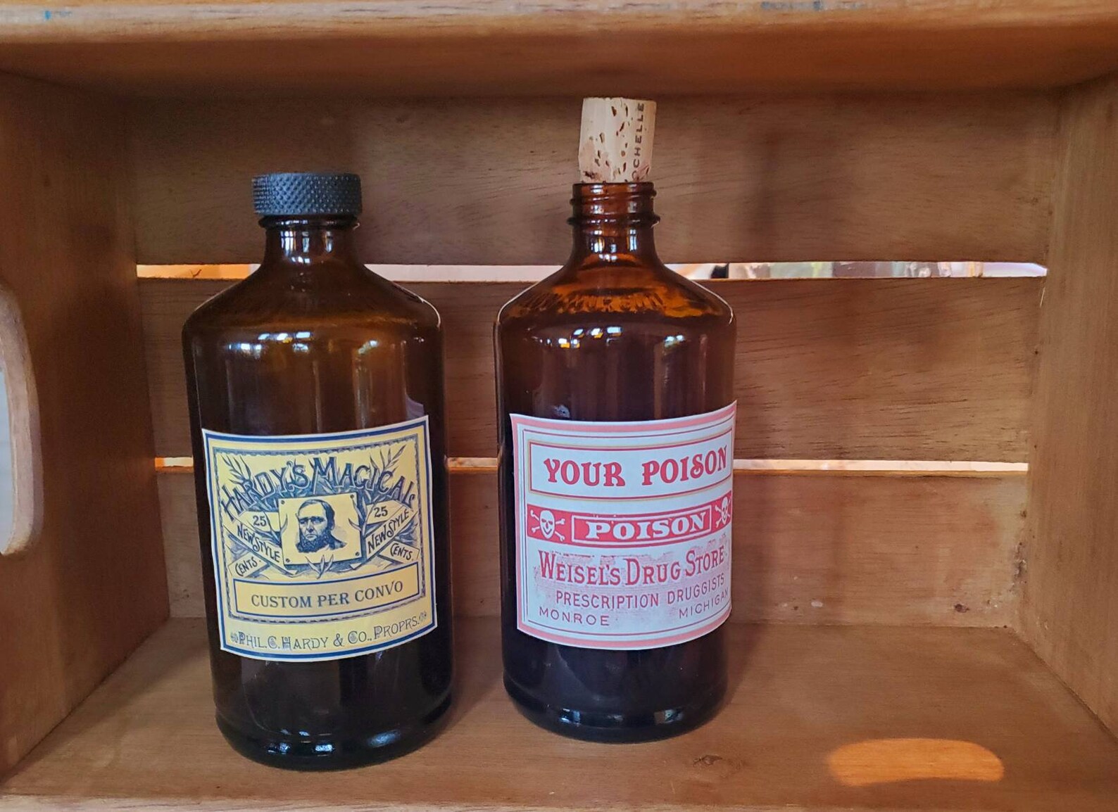 DIY Design Your Own POISON Medicine Bottle Brown Bottle Pick - Etsy