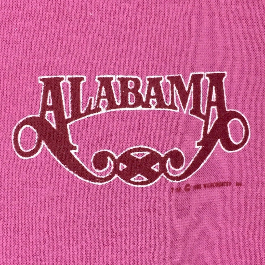 Nos Vintage 80s ALABAMA CONCERT Muscle Sweatshirt T-shirt *XXS* Country ...