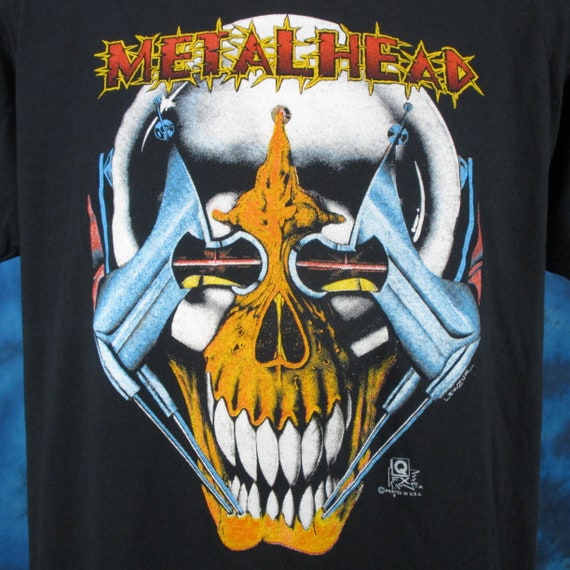 80s metalhead skull cyborg - Gem