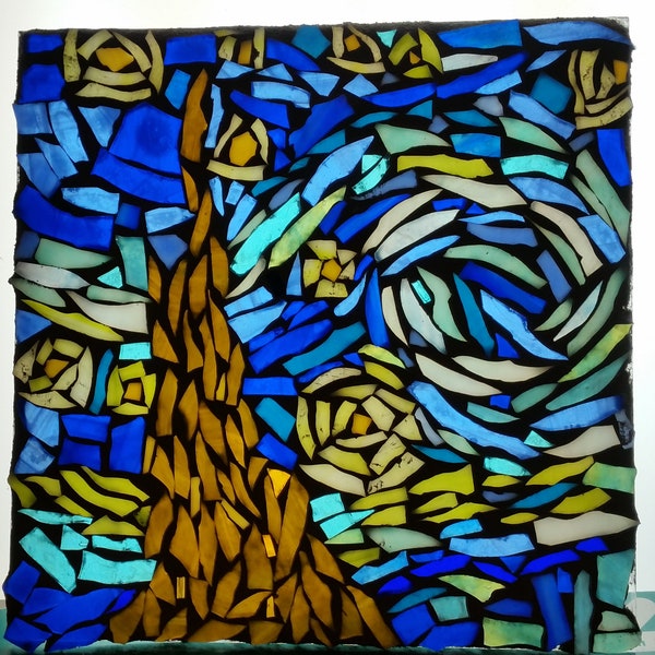 Van Gogh Stained Glass Patterns - Etsy